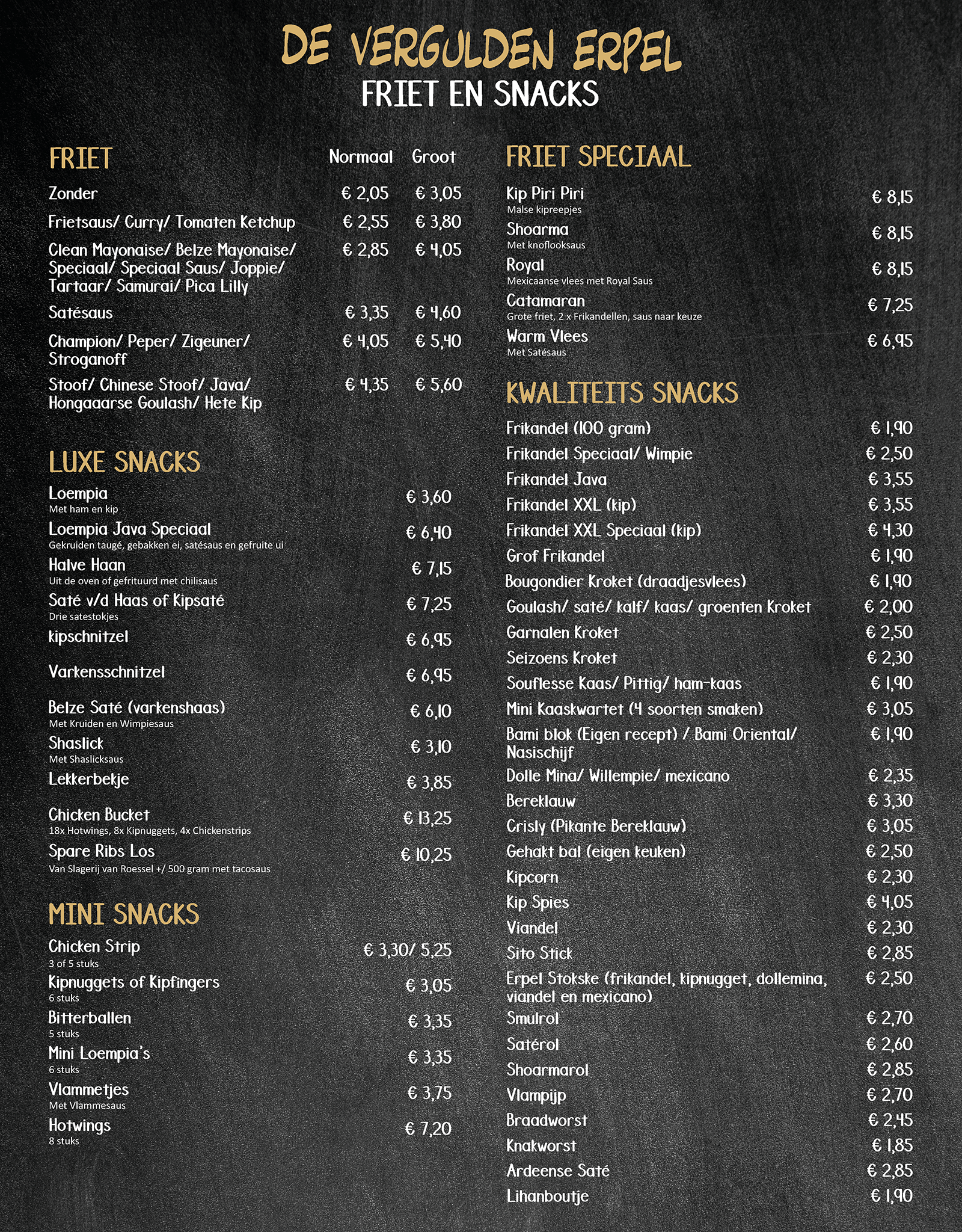 Menu – De Vergulden Erpel